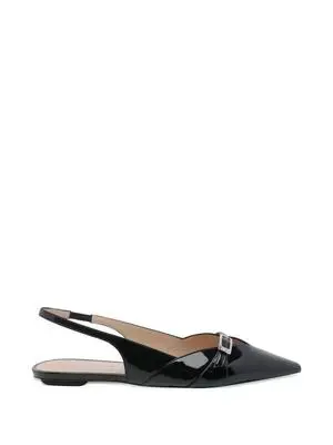 STUART WEITZMAN Georgie Flat Slingback Flats - Black