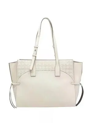 SERAPIAN Maxi Maro Tote Bag With Detachable Pouch - Neutrals