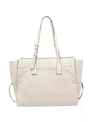 SERAPIAN Maxi Maro Tote Bag With Detachable Pouch - Neutrals