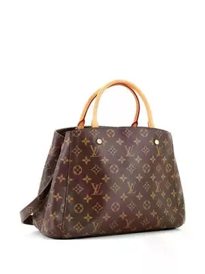 LOUIS VUITTON Montaigne Handbag Monogram Canvas Mm Tote Bag