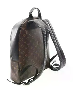 LOUIS VUITTON 2020 Monogram Macassar Josh Nv Backpack - Brown