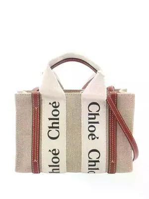 Chloé 2010-2026 Mini Canvas Woody Satchel
