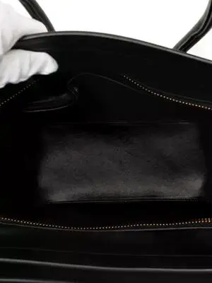 Celine 2015 Micro Tricolor Canvas And Leather Luggage Tote Handbag