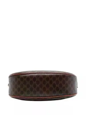 Celine 2007 Macadam Coated Canvas Crossbody Bag