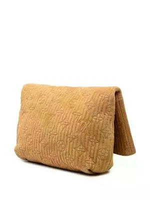 LOUIS VUITTON 2008 Monogram Motard After Dark Clutch - Brown