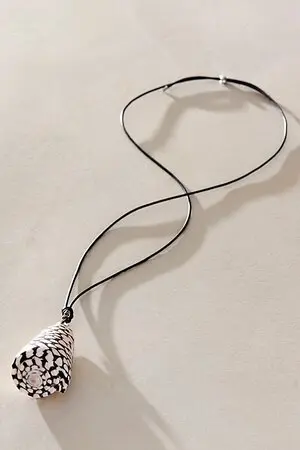Free People Oso Pendant Necklace With - Shell