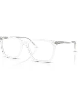 Ralph Lauren Rectangle Full Rim Eyeglasses - Transparent