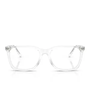 Ralph Lauren Rectangle Full Rim Eyeglasses - Transparent