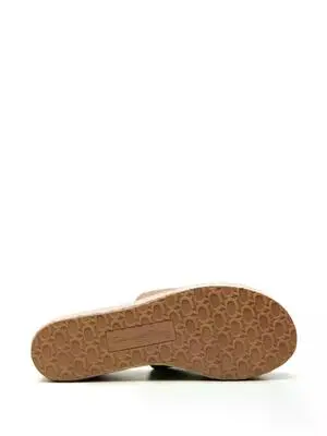 GIANVITO ROSSI Suede Espadrille Slides