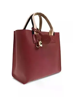 Furla Leather Tote Bag - Red