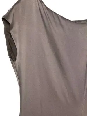 ALYSI Asymmetric Midi Dress - Grey