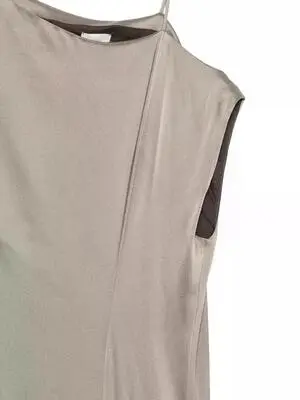 ALYSI Asymmetrical Strap Dress - Grey