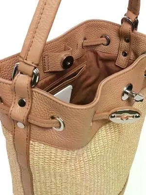 ZANELLATO Woven Bucket Bag