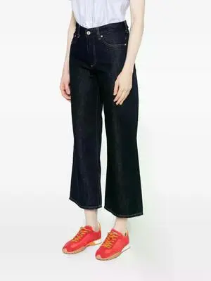 Ag Saige Wide-leg Cropped Jeans