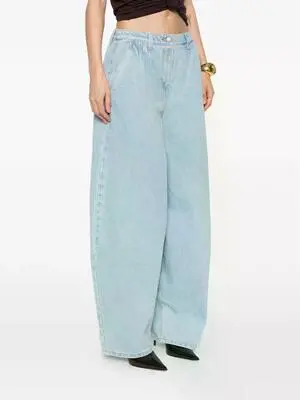 Magda Butrym Wide-leg Pleated Jeans
