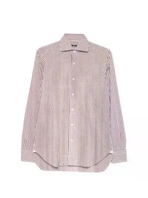 BARBA NAPOLI Striped Shirt