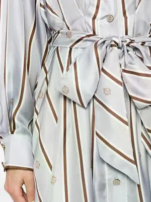 Zimmermann Striped Tie Shirt Dress