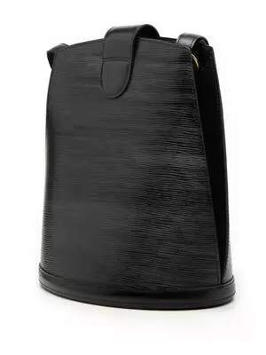 LOUIS VUITTON 1995 Epi Cluny Shoulder Bag - Black