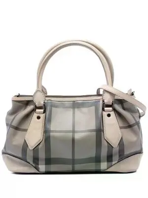Burberry Silver Tone Travel Bags