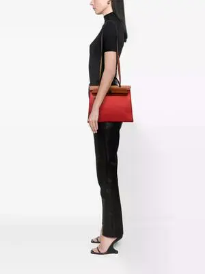 Hermès 2011 Toile Herbag Zip 31 Satchel - Brown