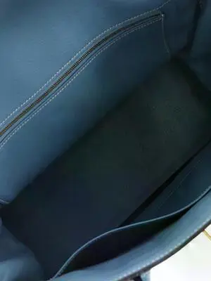 Hermès 2003 Clemence Birkin Retourne 35 Handbag - Blue