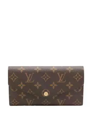 LOUIS VUITTON 2021-2025 Monogram Sarah Wallet Long Wallets - Brown