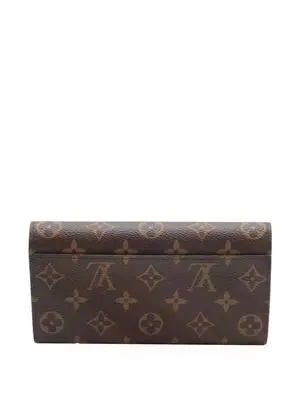 LOUIS VUITTON 2021-2025 Monogram Sarah Wallet Long Wallets - Brown
