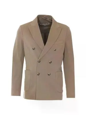 CIRCOLO 1901 Double-breasted Button Blazer - Neutrals