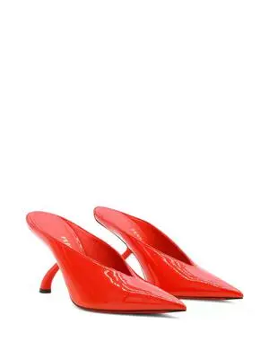 FERRAGAMO Itaca Sculpted Leather Mules