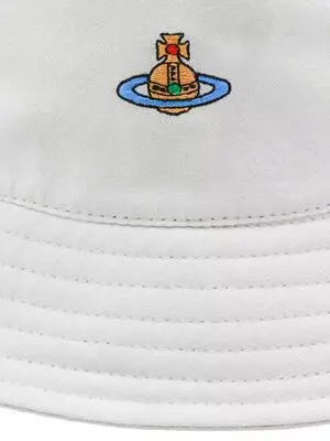 VIVIENNE WESTWOOD Embroidered Cotton Bucket Hat