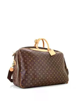 LOUIS VUITTON Alize Bag Monogram Canvas 2 Poches Travel Bag
