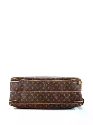 LOUIS VUITTON Alize Bag Monogram Canvas 2 Poches Travel Bag