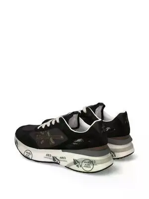 Premiata Print Flat Sneakers - Black
