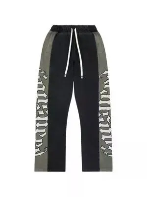 GODSPEED Patchwork Print Track Trousers - Black