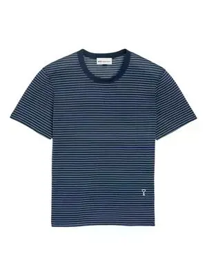 Ami Paris Striped T-shirts For Women