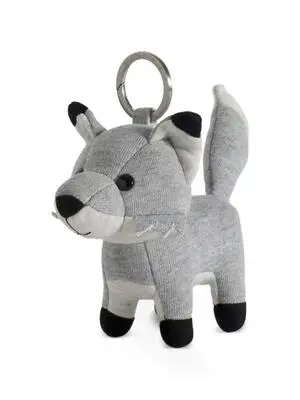 Maison Kitsuné Fox Keyring - Grey