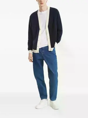 Maison Kitsuné Button Trim Cardigan