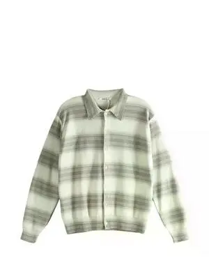 Auralee Striped Collared Knit