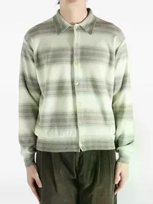 Auralee Striped Collared Knit