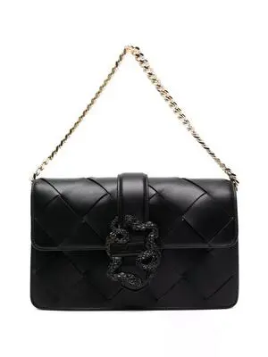 Just Cavalli Woven Buckle Tote
