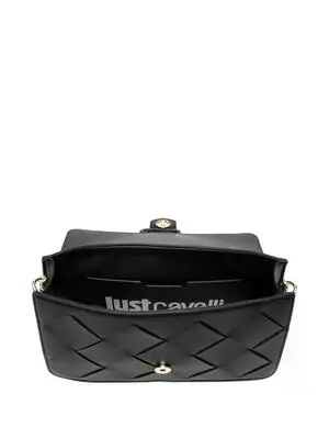 Just Cavalli Woven Buckle Tote