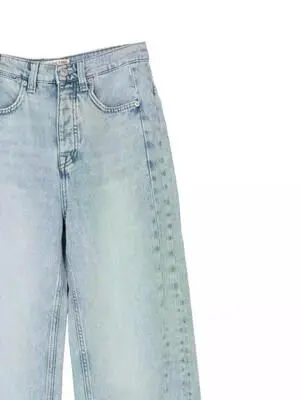Free People Button-fastening Baggy Jeans
