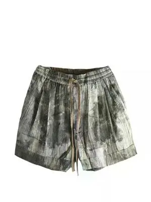 ZIGGY CHEN Printed Drawstring Shorts