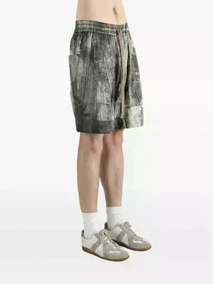 ZIGGY CHEN Printed Drawstring Shorts