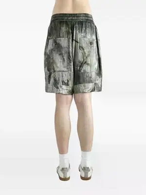 ZIGGY CHEN Printed Drawstring Shorts
