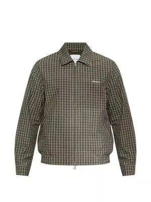 SAMSOE SAMSOE Plaid-pattern Zip-up Jacket