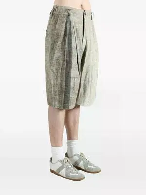 ZIGGY CHEN Pleated Shorts