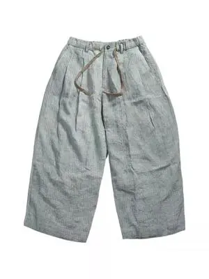 ZIGGY CHEN Drawstring Trousers - Grey