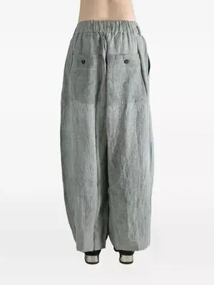 ZIGGY CHEN Drawstring Trousers - Grey