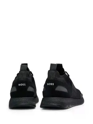 BOSS Knitted Upper Low-top Sneakers